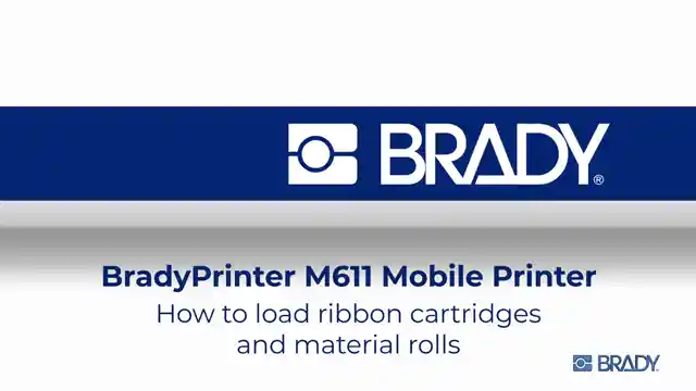 Портативный принтер этикеток BRADY M611 с WIFI, bluetooth и базовым ПО видео