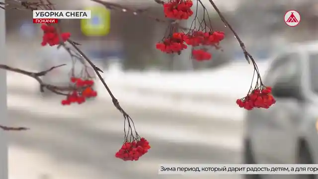 Чистка снега в Покачах