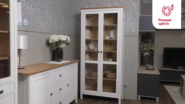 Видеообзор шкафа-витрины Эванс