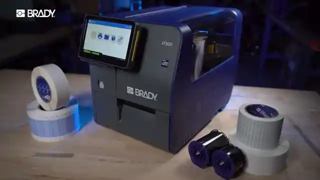 Термотрансферный принтер этикеток BRADY i7500-300-EU видео