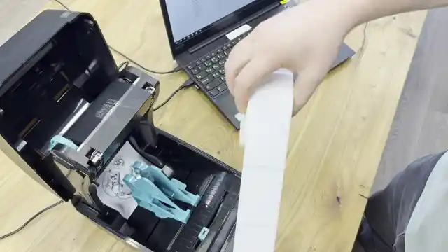 Принтер TD-403T термотрансферный 300dpi видео