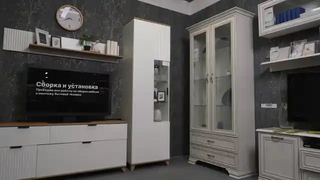 Видеообзор шкафа-витрины Ницца